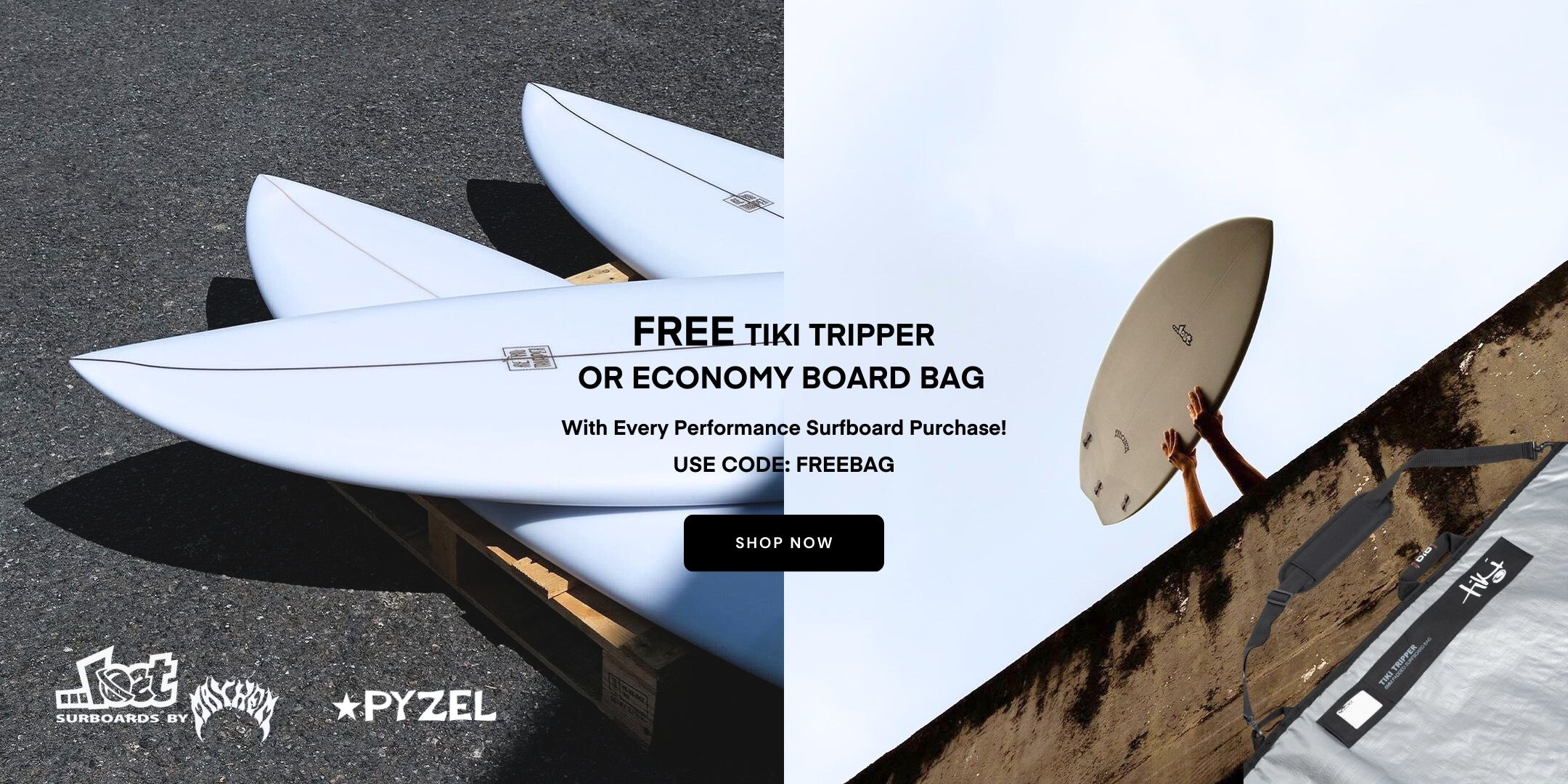 Tiki Surf | Surfboards, Wetsuits, SUPs and Surfing Accessories